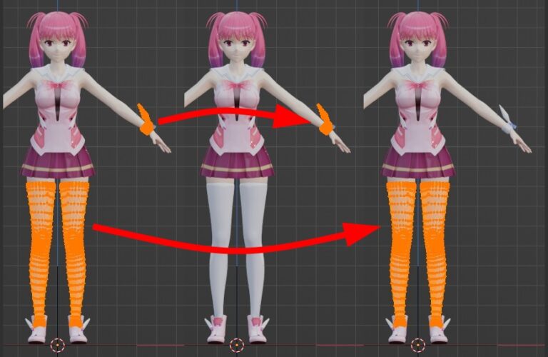 BlenderでMMDモデルを改造 概要 | YAMATO Tools